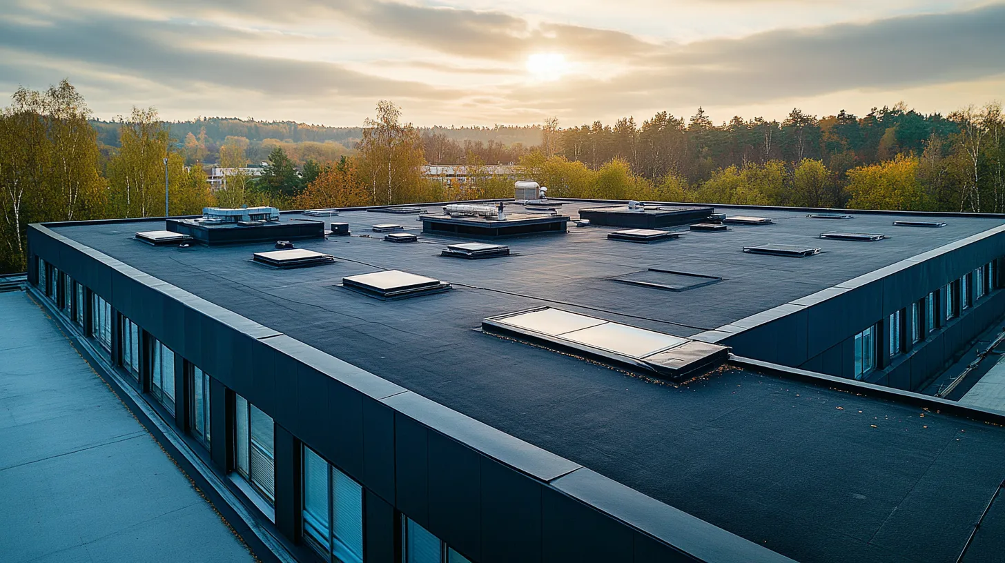 Why are Flat Roofs Used on Commercial Buildings - United Roofing